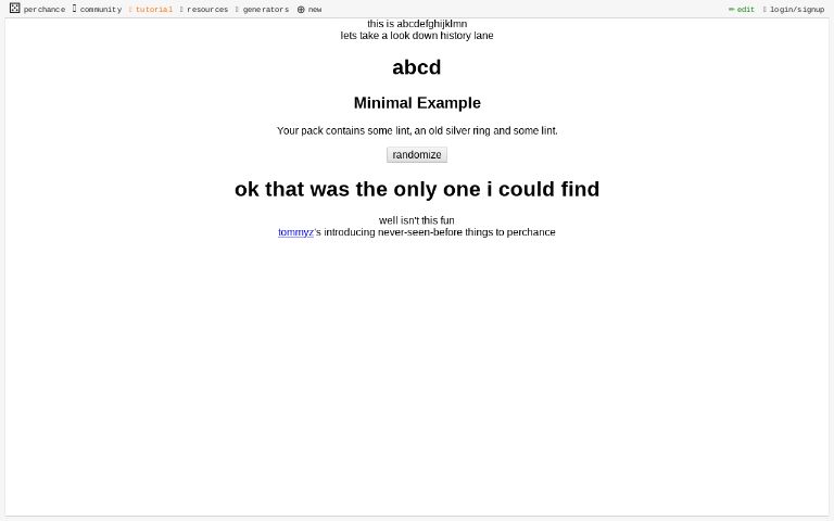 abcd ― Perchance Generator
