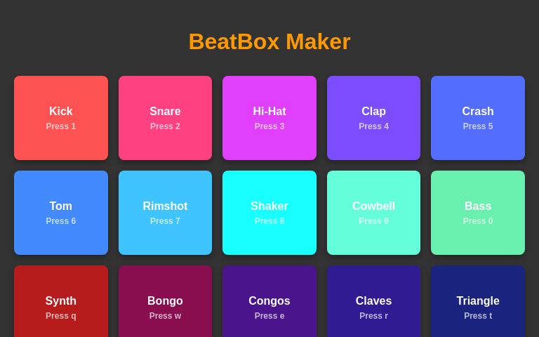 BeatBox Maker ― Perchance Generator