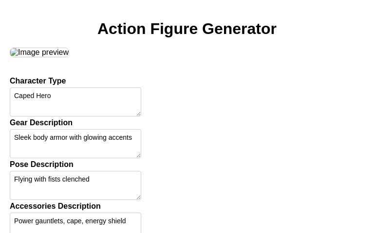 Action Figure Generator