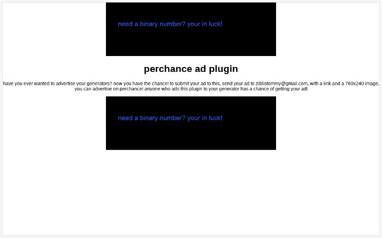 perchance ad plugin