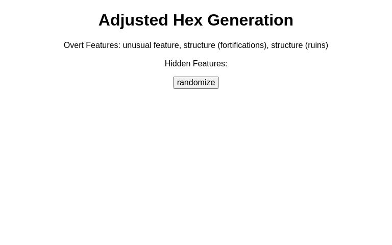 Adjusted Hex Generation