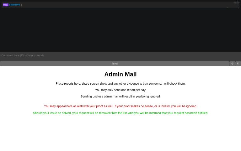 Admin Mail ― Perchance Generator