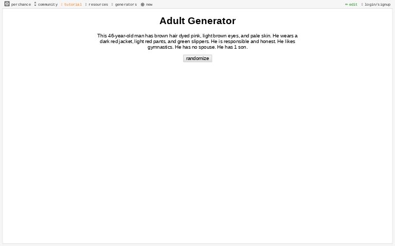 Adult Generator
