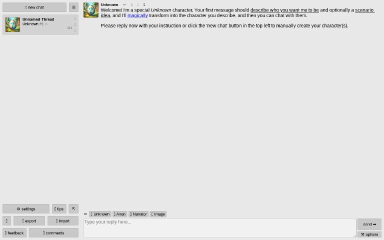 AI Character Chat (free, no sign-up, unlimited) - Talk to AI Characters ...