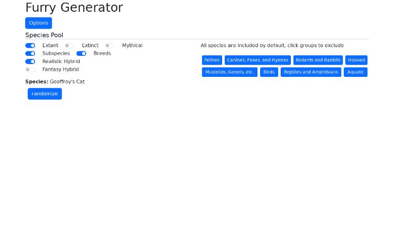 Furry Generator