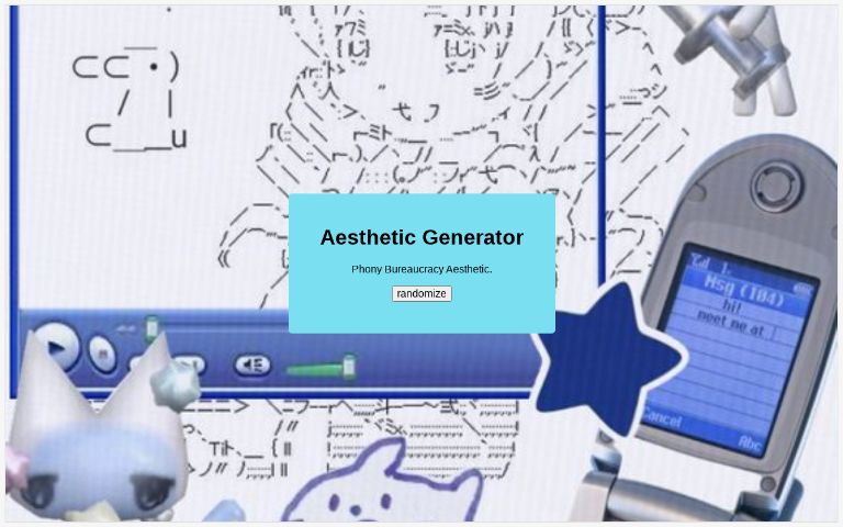 Aesthetic Generator