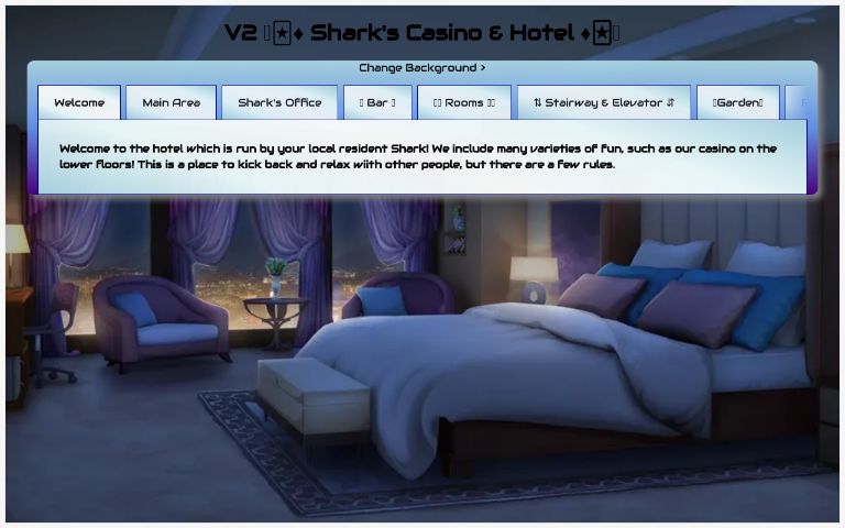 V2 🃏♦ Shark's Casino & Hotel ♦🃏 ― Perchance Generator