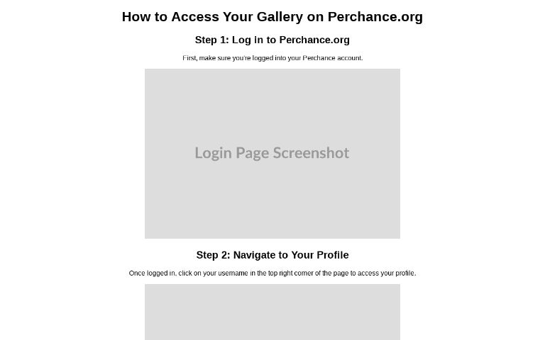 How to Access Your Gallery on Perchance.org ― Perchance Generator