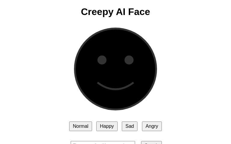 Creepy AI Face ― Perchance Generator