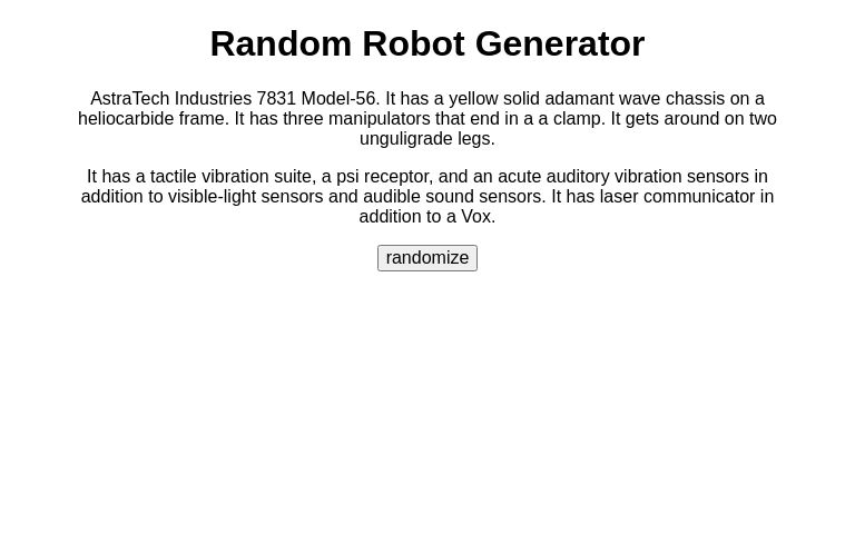 Solar Citizen Generator