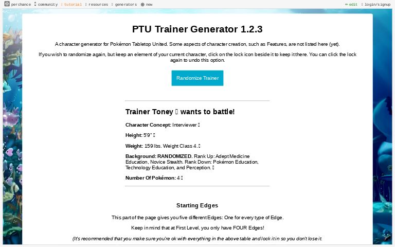 PTU Trainer Generator 1.2.3