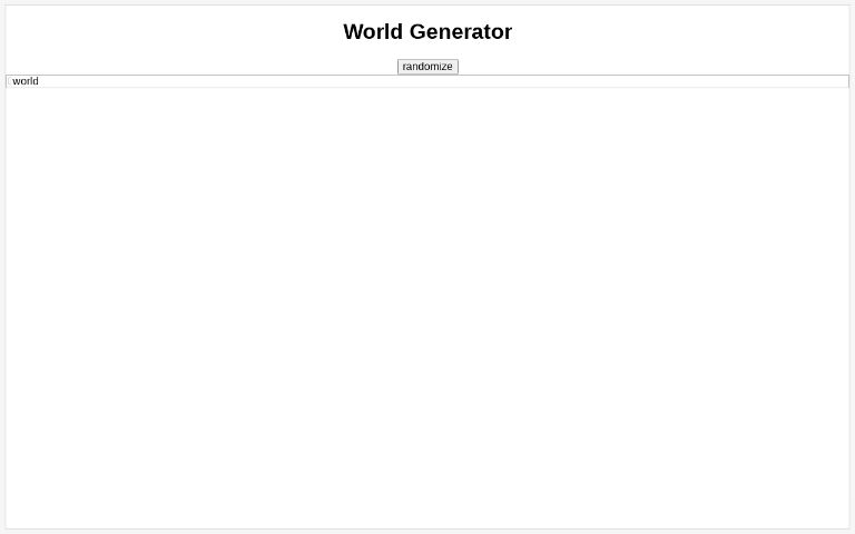 World Generator