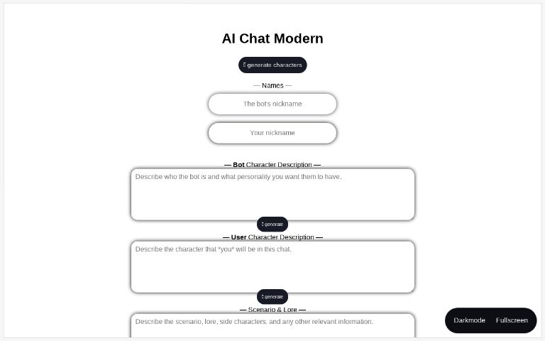 AI Chat Modern