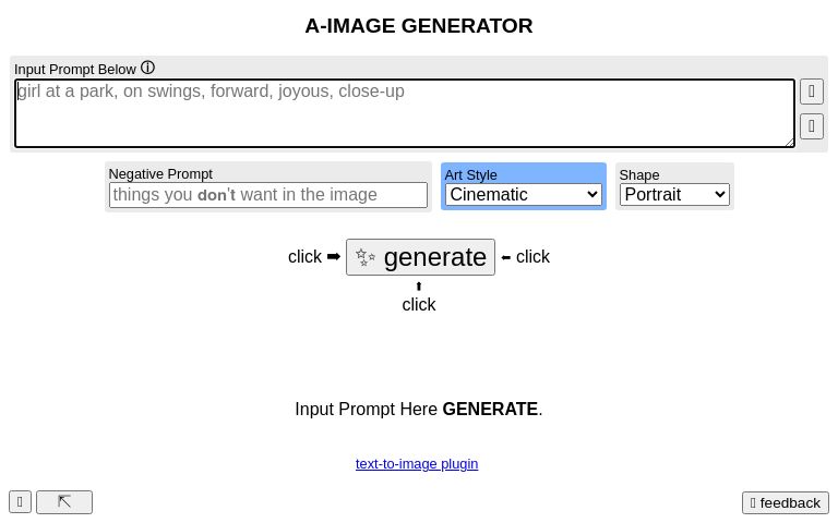 A-IMAGE GENERATOR (realistic, free, no sign-up, no limits)
