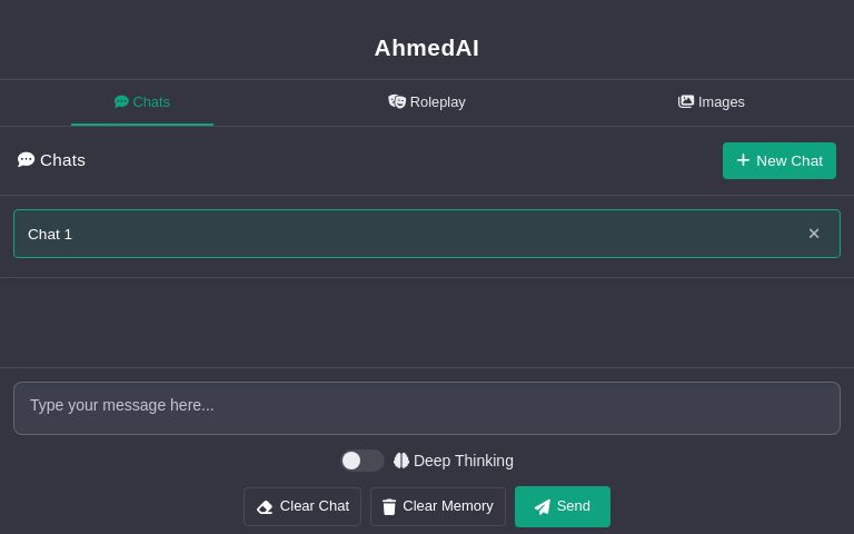 AhmedAI ― Perchance Generator