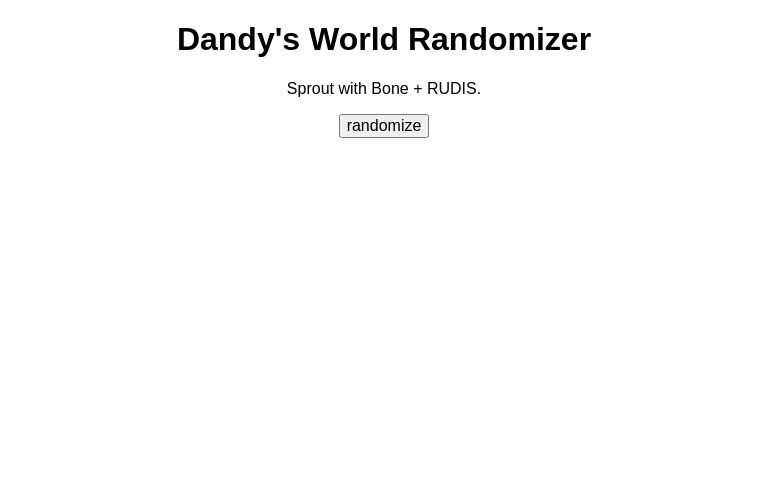 Dandy's World Randomizer ― Perchance Generator