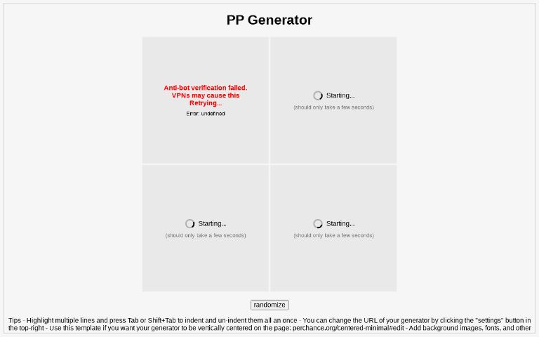 PP Generator