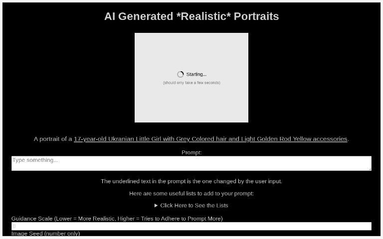 AI Generated *Realistic* Portraits
