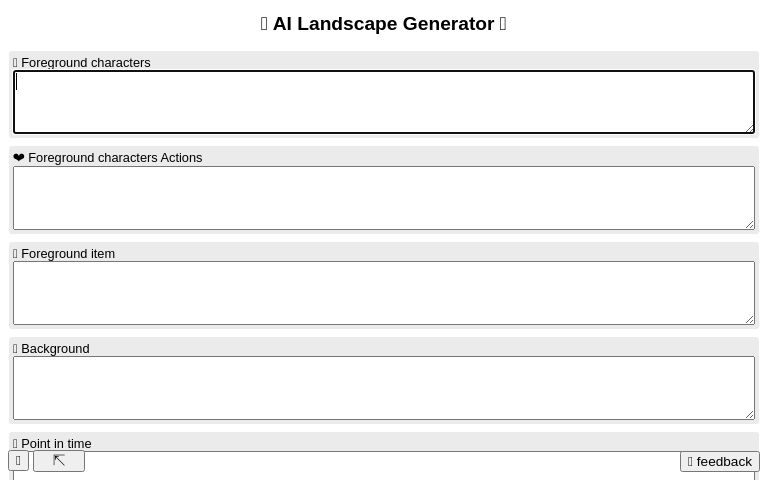 AI Landscape Generator (free, no sign-up, unlimited)