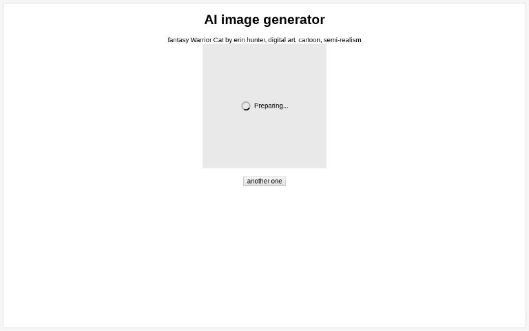 AI image generator