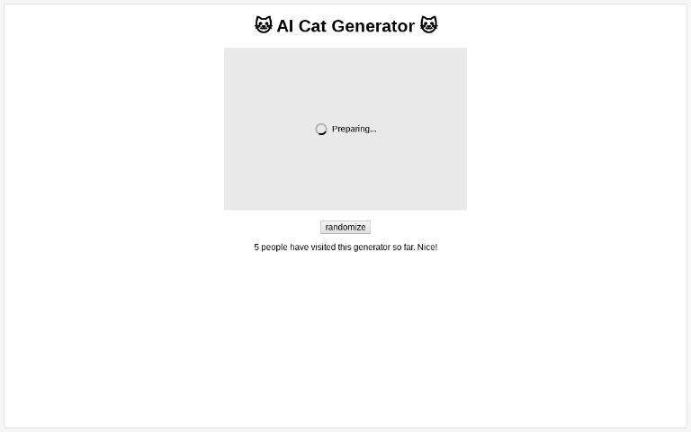 🐱 AI Cat Generator 🐱
