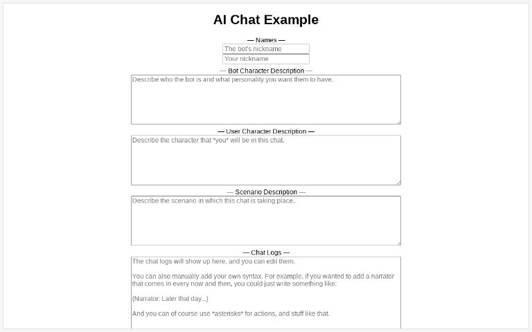 AI Chat Example