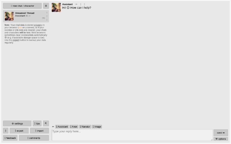 AI Character Chat (online, free, no sign-up, unlimited)