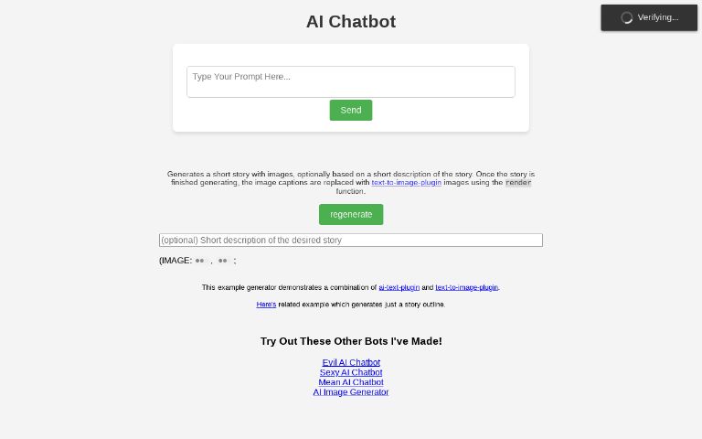 AI Chatbot ― Perchance Generator