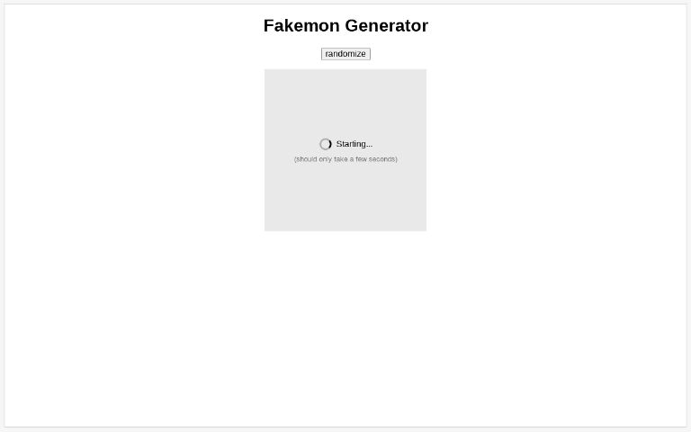 Fakemon Generator