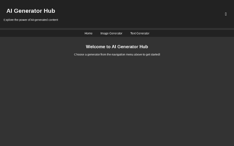 AI Generator Hub