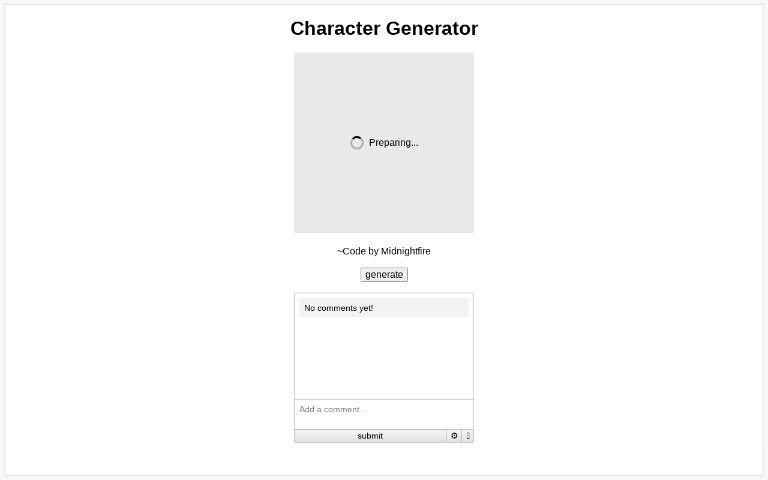 Character Generator