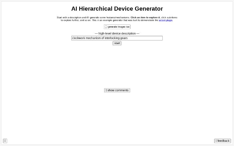 AI Hierarchical Device Generator