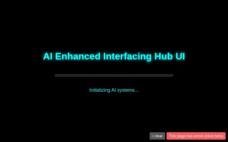 AI Enhanced Interfacing Hub UI ― Perchance Generator
