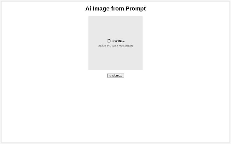 Ai Image from Prompt ― Perchance Generator