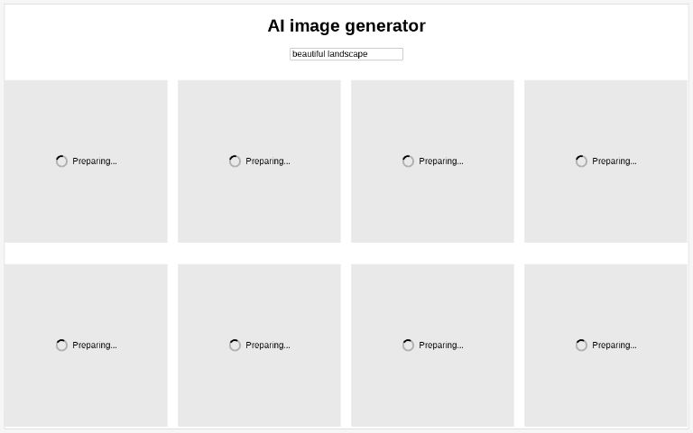 AI image generator