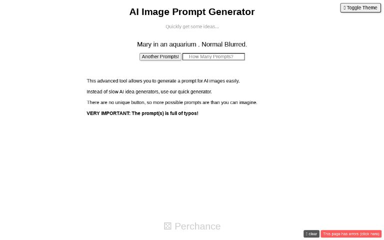 AI Image Prompt Generator