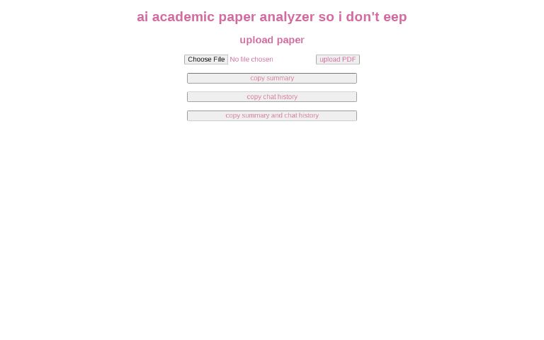 ai academic paper analyzer so i don't eep ― Perchance Generator