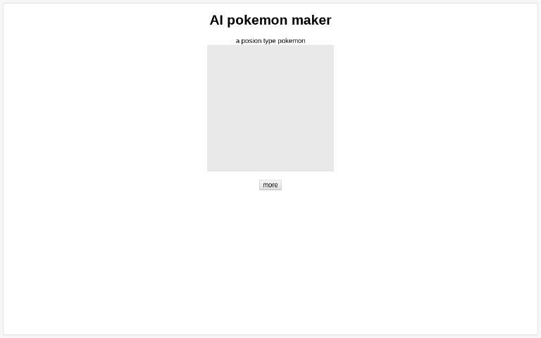 AI pokemon maker ― Perchance Generator