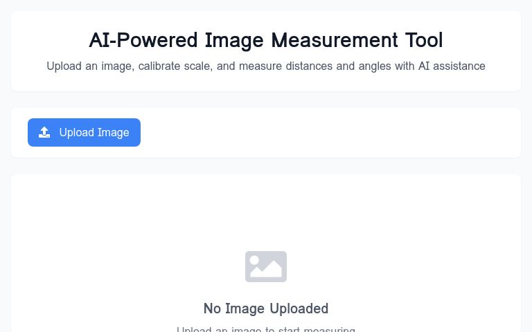 AI-Powered Image Measurement Tool ― Perchance Generator