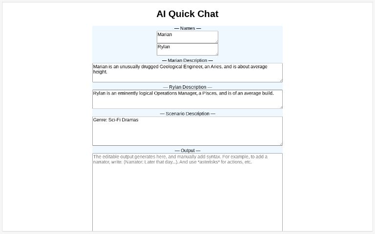 AI Quick Chat
