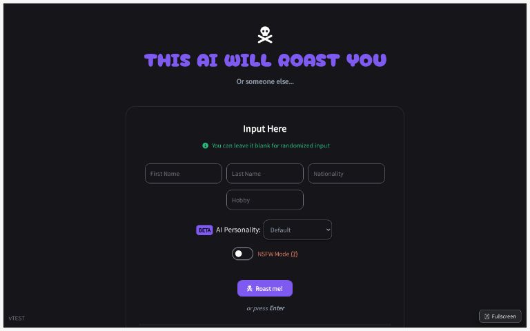 This AI Will Roast You ― Perchance Generator