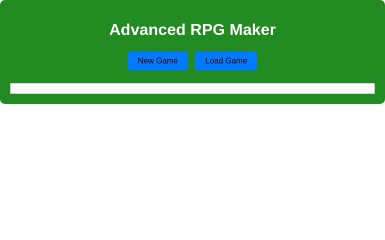Advanced RPG Maker ― Perchance Generator