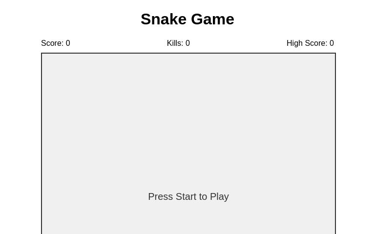 Snake Game ― Perchance Generator