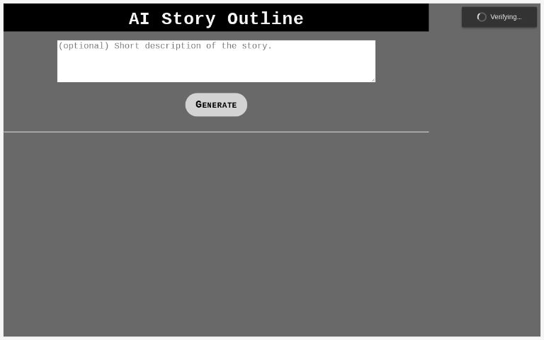 AI Story Outline ― Perchance Generator