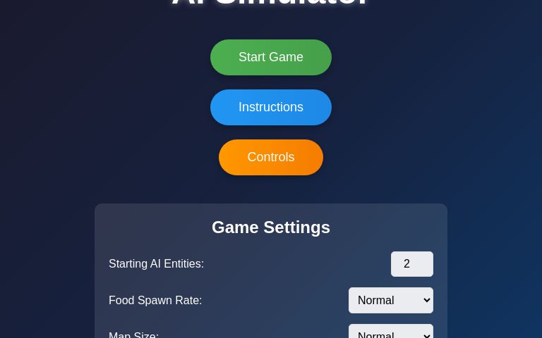 AI Simulator ― Perchance Generator