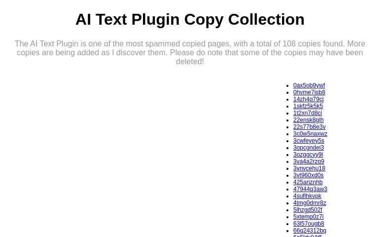 AI Text Plugin Copy Collection
