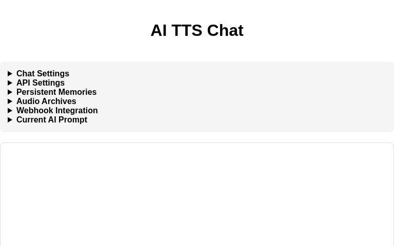 AI TTS Chat