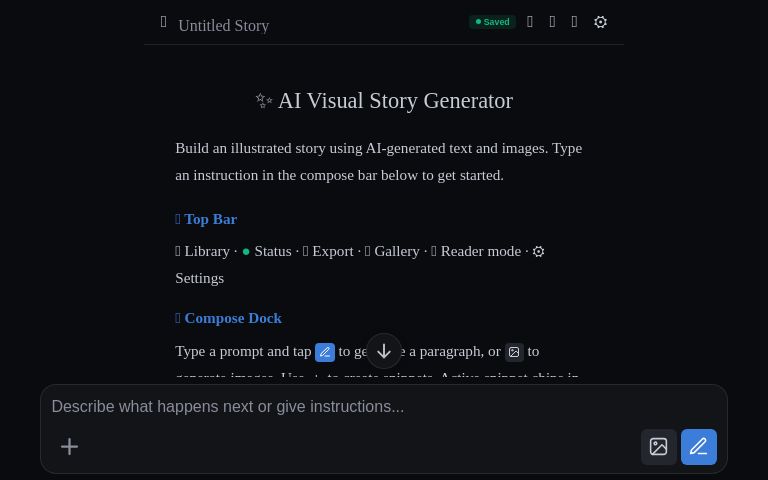 Ai Visual Story Generator