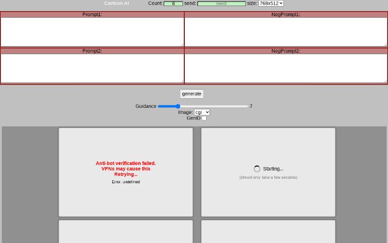 Aicartoon ― Perchance Generator