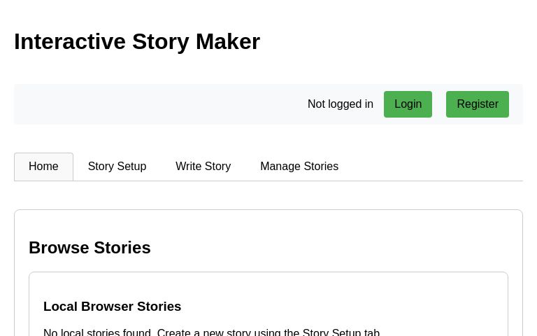 Interactive Story Maker ― Perchance Generator